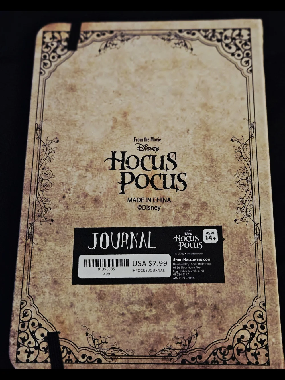 Disney | Other | The Sanderson Museum Of Witchcraft Salem Notebook ...